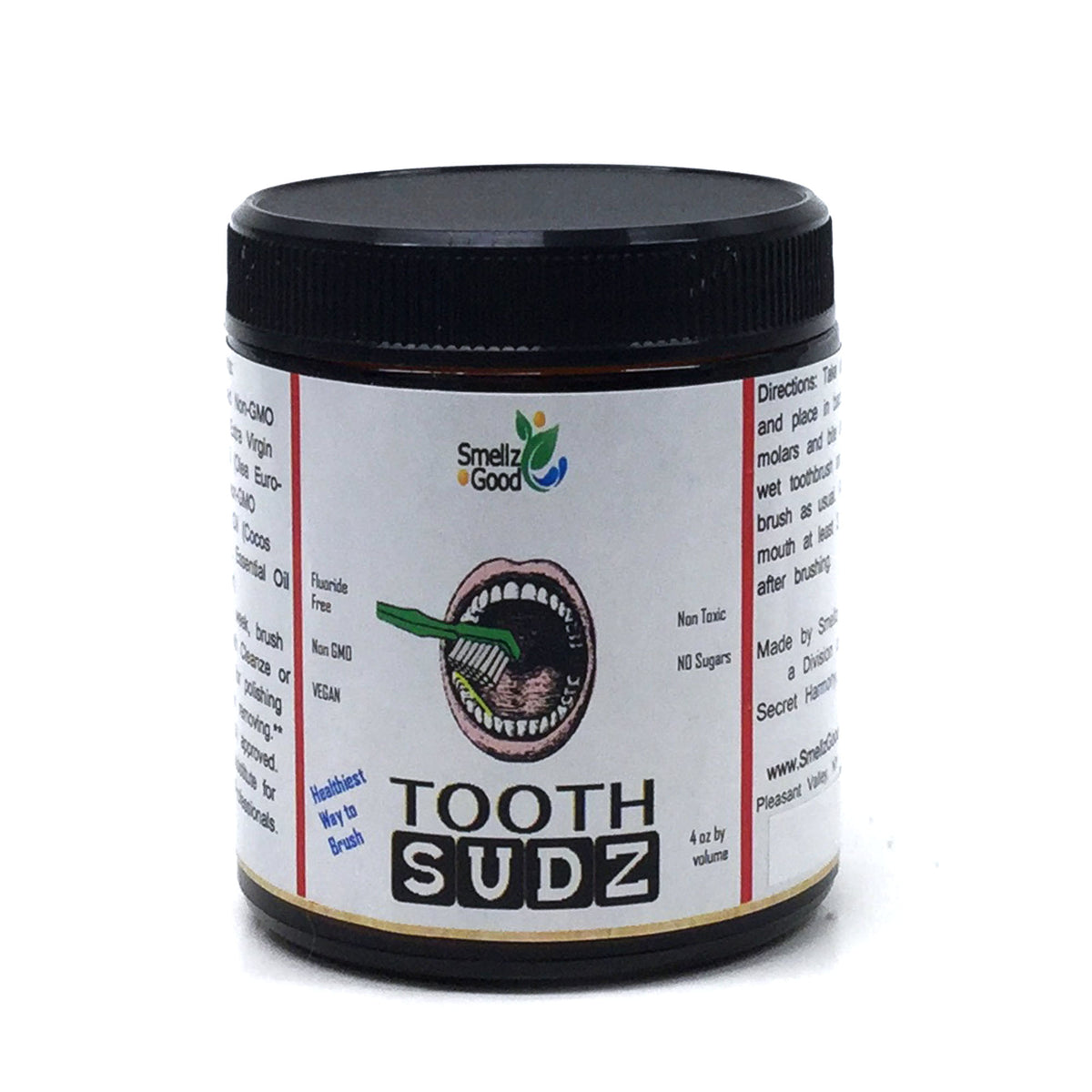 Tooth Sudz | Peppermint – Smellz Good Natural Based Body & Skin Care ...