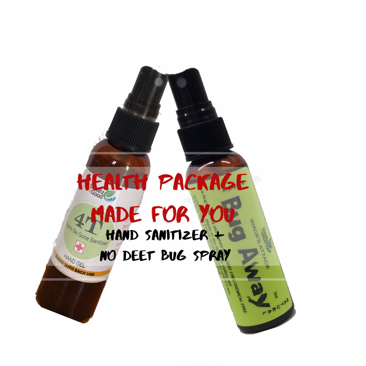 Health Pack Outdoor Combo- 4T Hand Sanitizer & Bug Away Bug Spray ...